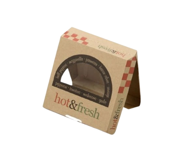 Custom F-flute Pizza Window Boxes - The Custom Packaging
