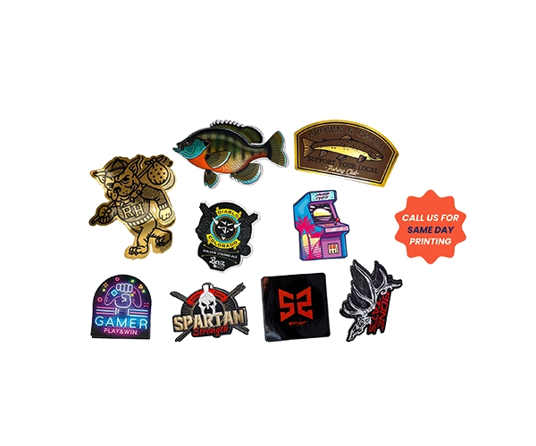 Metallic Stickers - The Custom Packaging