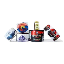 Metallic Stickers - The Custom Packaging
