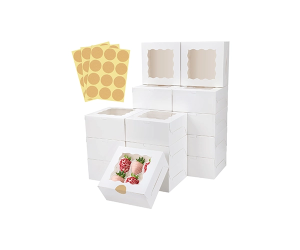 White Bakery Boxes - The Custom Packaging